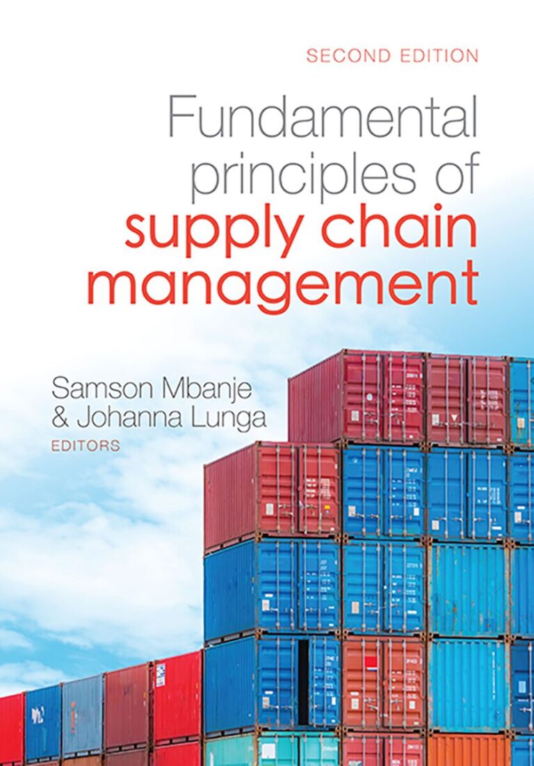Fundamental principles of supply chain management - Van Schaik
